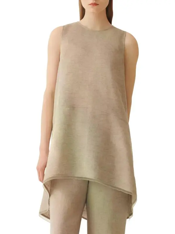 Fabiana Filippi Asymmetric Panel Top - Neutrals