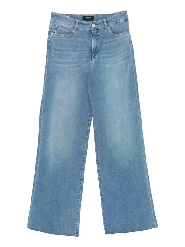 MARCCAIN Five-pocket Wide Leg Jeans - Blue