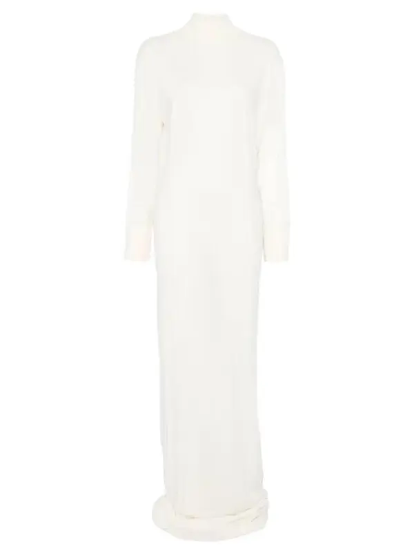 ARMARIUM Lara Turtleneck Maxi Dress - Neutrals
