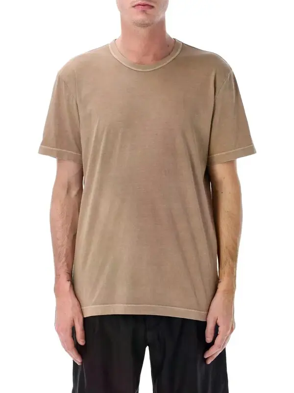 JAMES PERSE Crewneck T-shirt - Neutrals