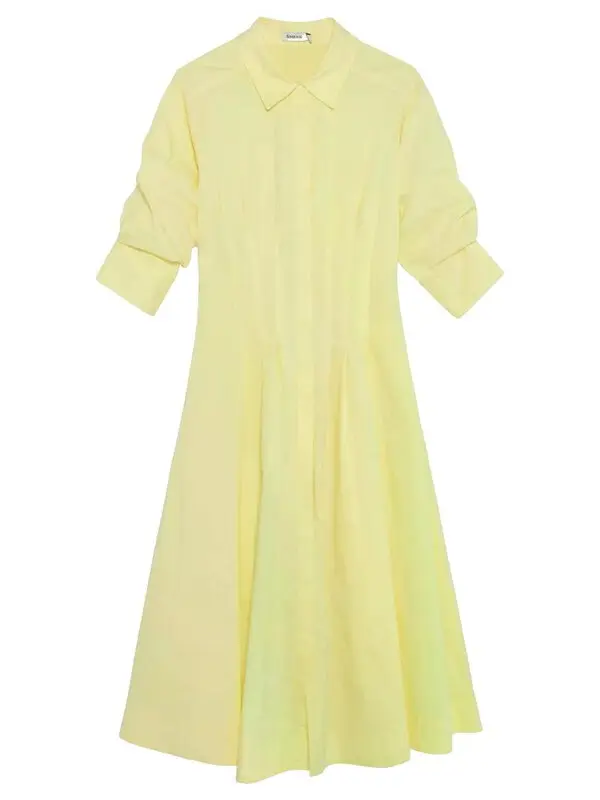 Simkhai Cotton Midi Dress - Neutrals