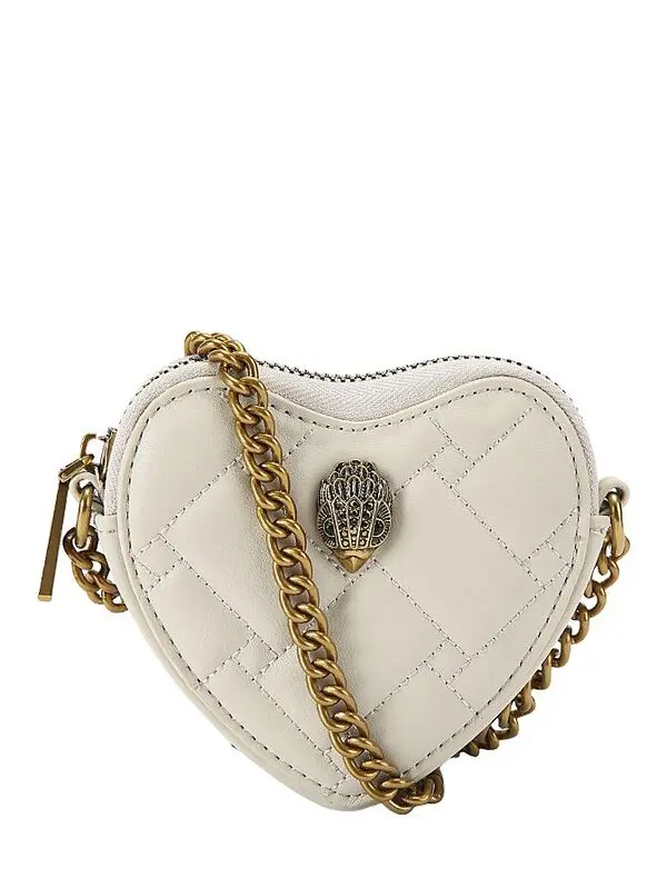 Kurt Geiger Heart Micro Crossbody - Natural