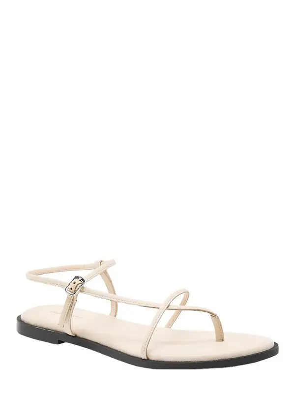 Free People Corsica Strappy Sandals - Bone