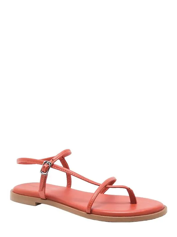 Free People Corsica Strappy Sandals - Vermillion