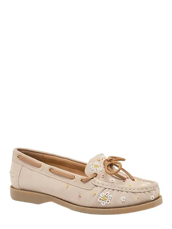 Free People Sandy Seed Boat Shoes - Oyster Cove Suede