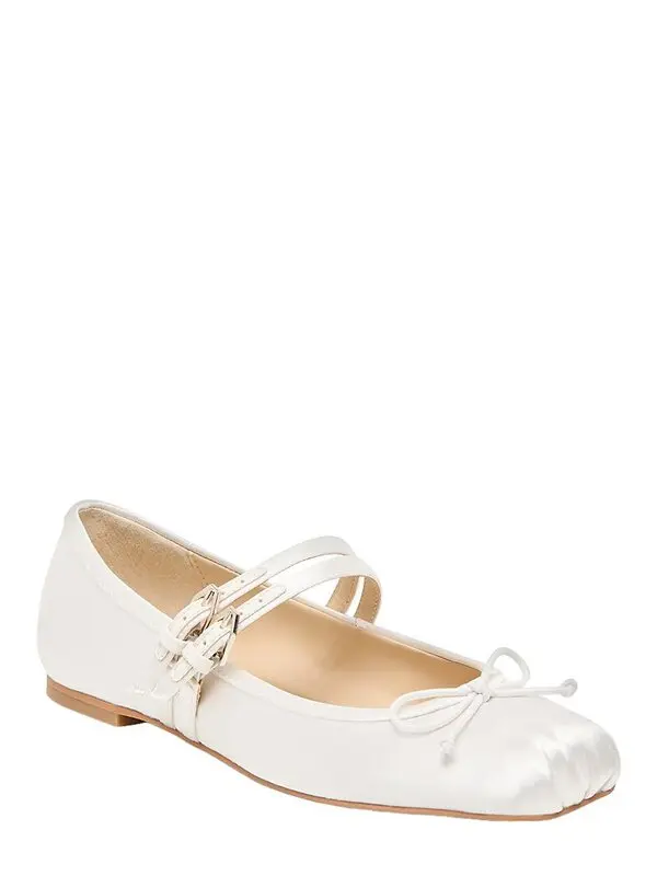 Dolce Vita Gibsen Suede Ballet Flats - True White