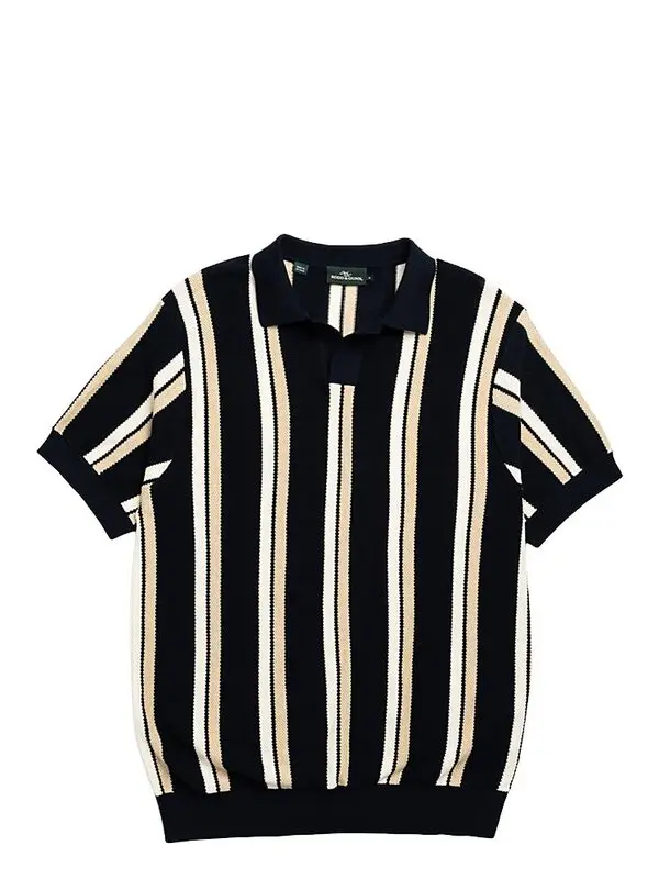 Rodd & Gunn Royce Hill Striped Polo - Midnight