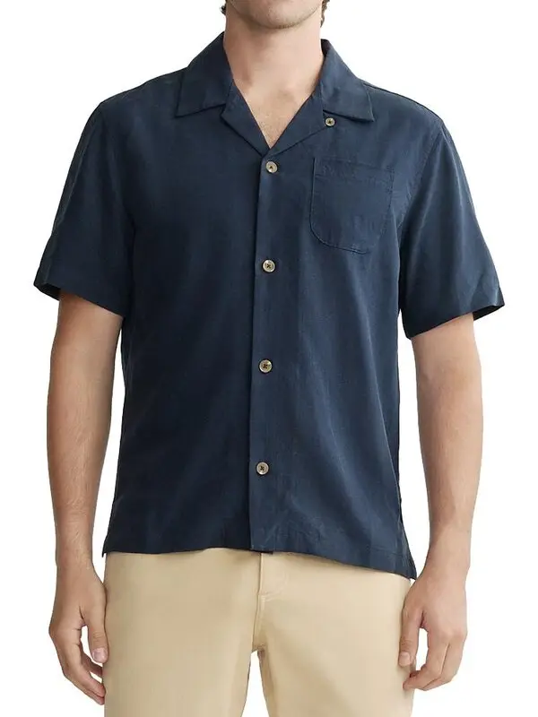 DL1961 Hugh Spread Collar Shirt - Nautical