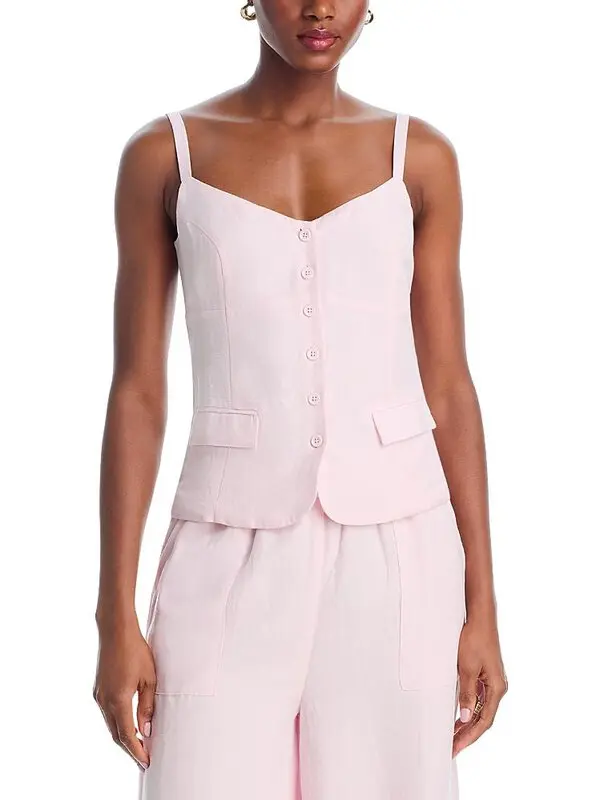 French Connection Cooper Tailored Cami - Pink Icing