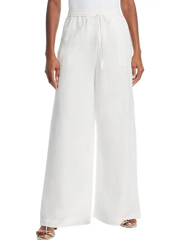 French Connection Cooper Wide Leg Trousers - Summer White