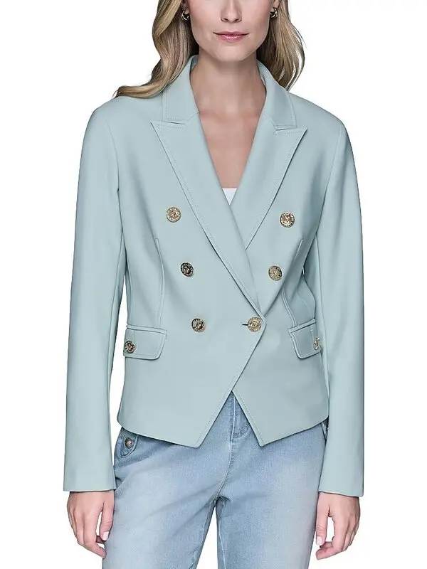 Karl Lagerfeld Paris Cropped Jacket - Fresh Mint
