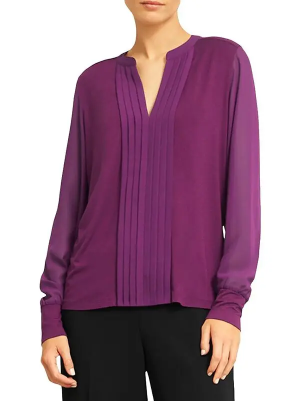 HOBBS LONDON Darcy Top - Vibrant Purple