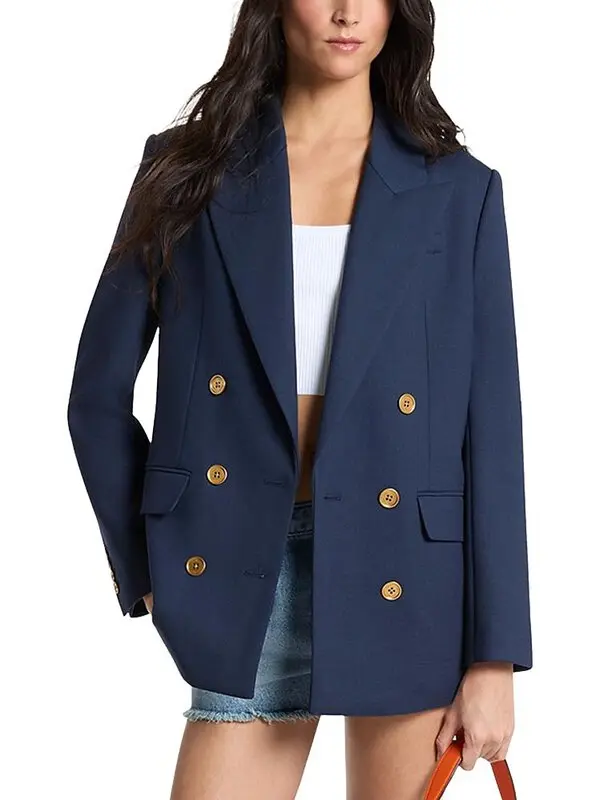 Michael Kors Double Breasted Blazer - Midnight Blue