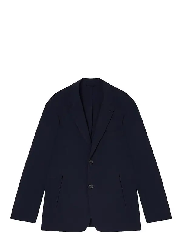 Emporio Armani Travel Essentials Stretch Blazer - Navy Blue