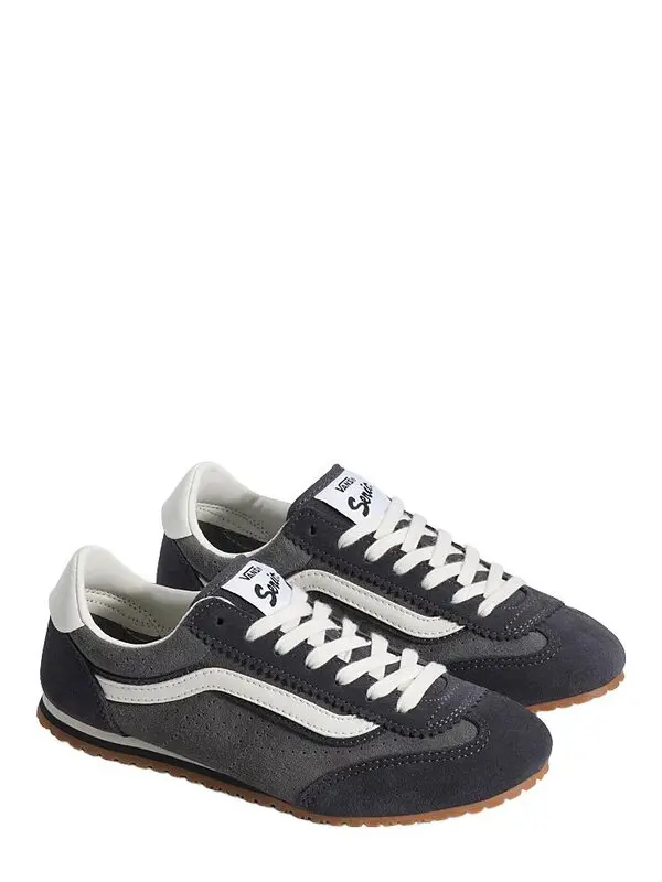 VANS Super Lowpro Suede Sneakers - Pewter