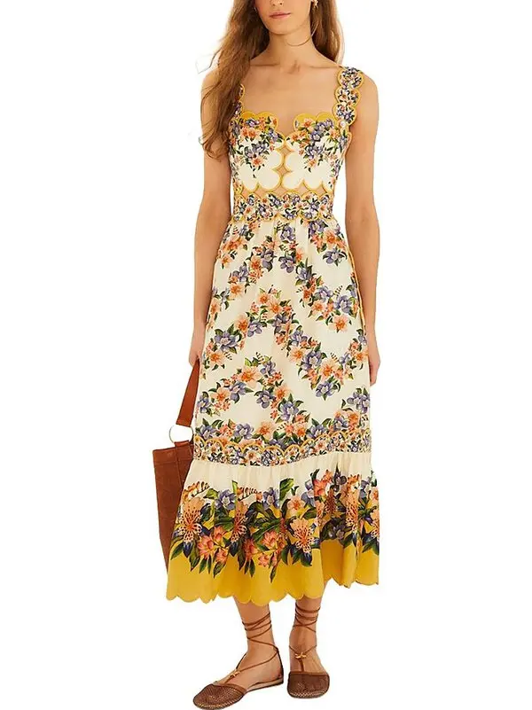 Farm Rio Hilo Stripes Maxi Dress - Hilo Strip