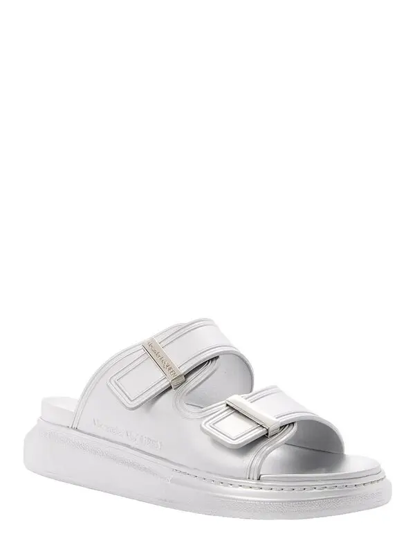 Alexander McQueen Rubber Slide Sandals - Cloud/ivory