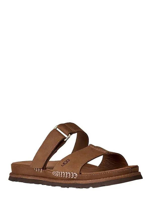 UGG Goldengaze Slide Sandals - Dark Chestnut