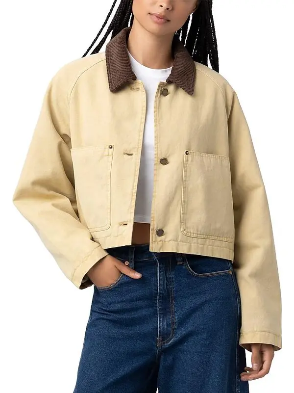 Blanknyc Cropped Barn Jacket - Breaking Camp