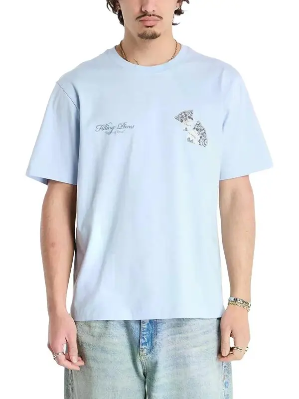 Filling Pieces Broken Plate T-shirt - Blue