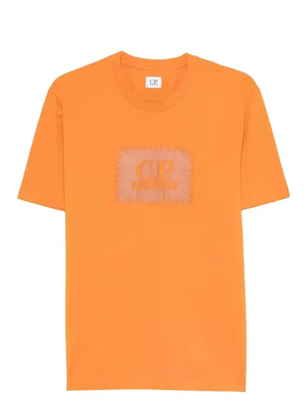 C.P. COMPANY Logo T-shirt - Orange
