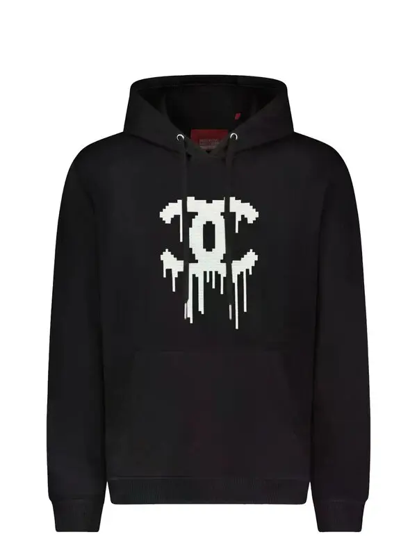 MOSTLY HEARD RARELY SEEN 8-BIT Double-c Drip Long-sleeve Hoodie - Black