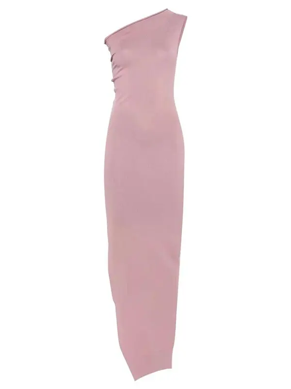 Rick Owens One-shoulder Maxi Dress - Pink