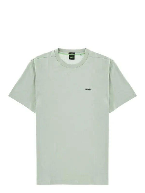 BOSS T-shirt With Logo - Green