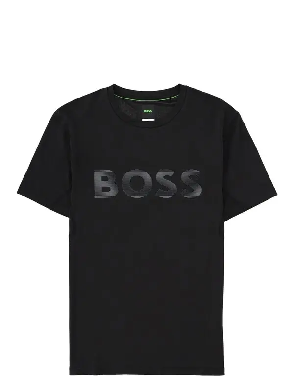 BOSS T-shirt With Logo - Black