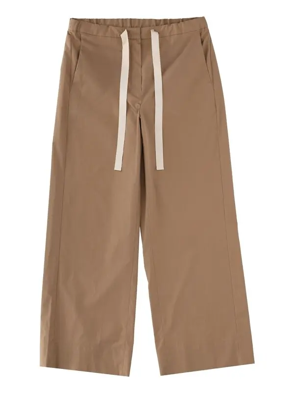Max Mara Silver Pants - Brown