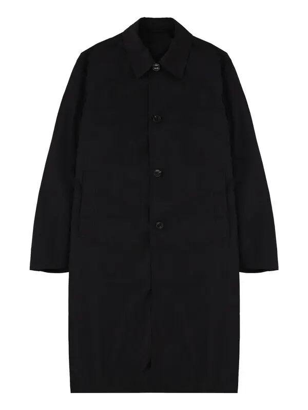 Dries Van Noten Rankles Trench Coat - Black