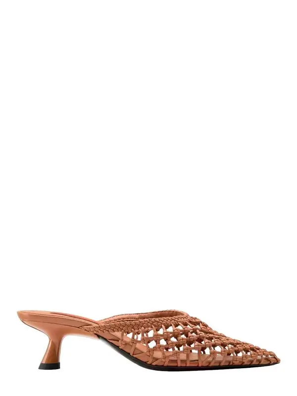 SIMONMILLER Gala Knotted Mules - Neutrals