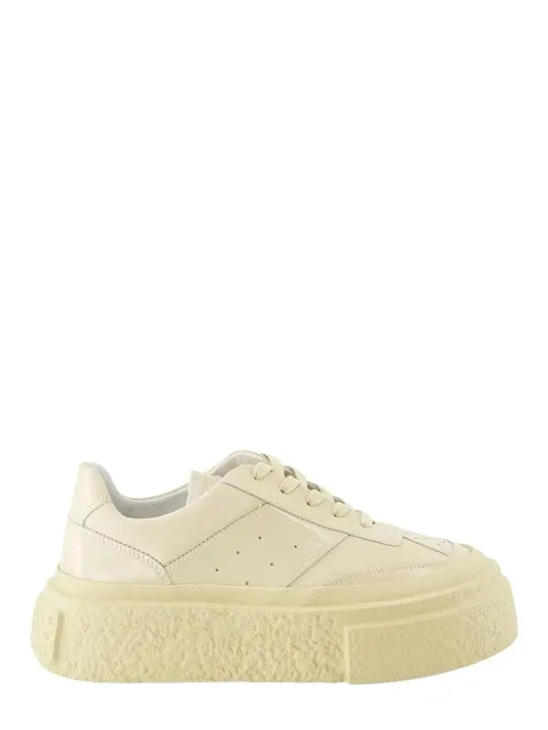 MAISON MARGIELA Platform Sneaker - Putty/tapioca