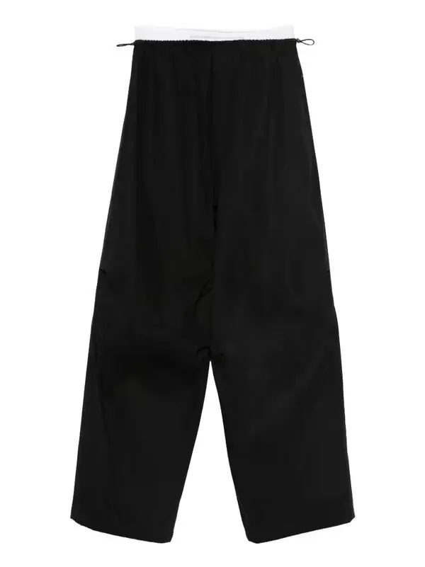 Alexander Wang Logo-elastic Pants - Black