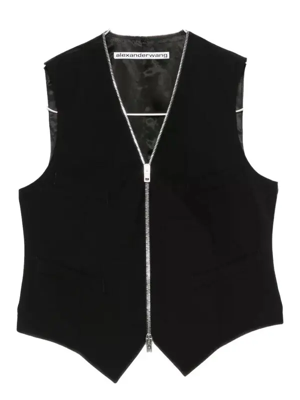 Alexander Wang Zip-fastening Vest - Black