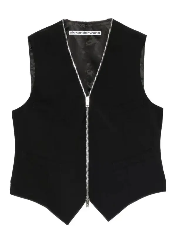Alexander Wang Zip-fastening Vest - Black