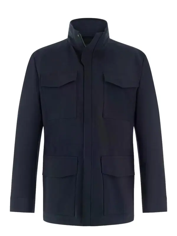 Boggi Milano Technical Field Jacket - Blue