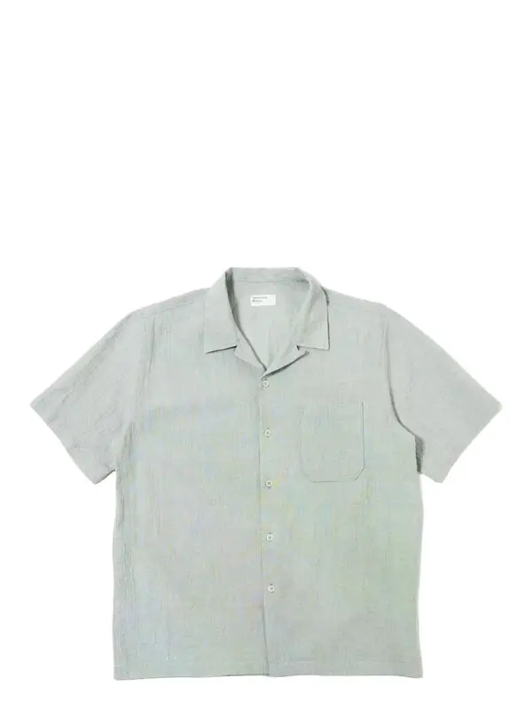 Universal Works Chest-pocket Textured Shirt - Green