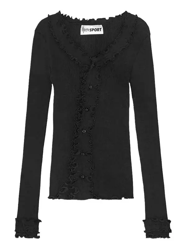 OPÉRASPORT Jane Seamless Cardigan - Black