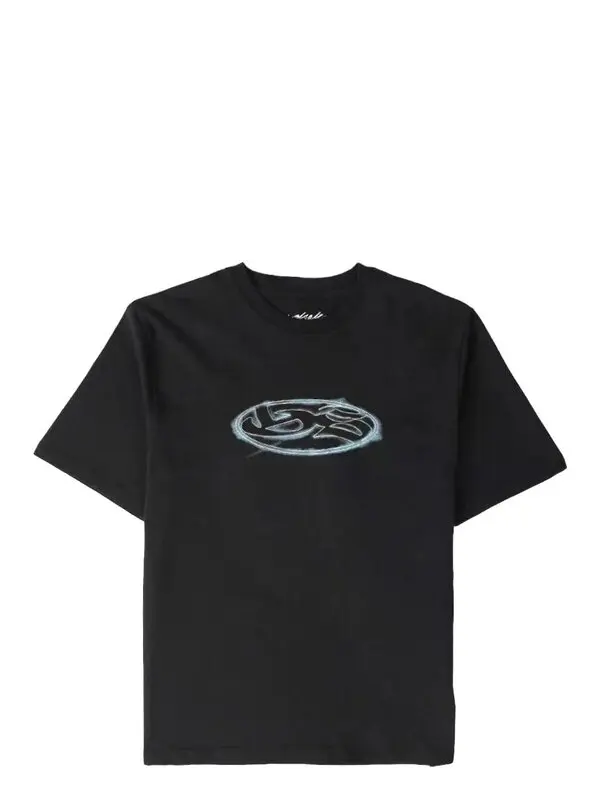 YARDSALE Logo-print T-shirt - Black