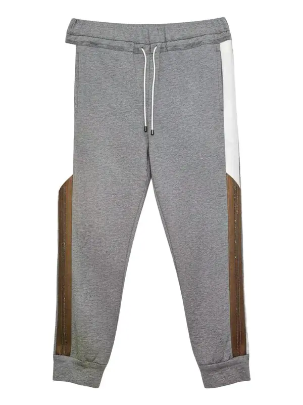 Brunello Cucinelli Drawstring-waist Track Pants - Grey