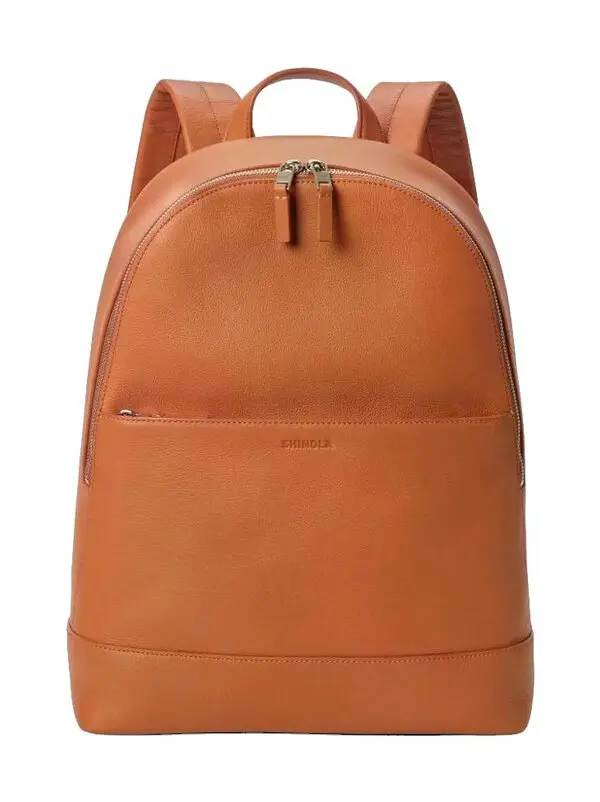 Shinola Canfield Zipped Backpack - Brown