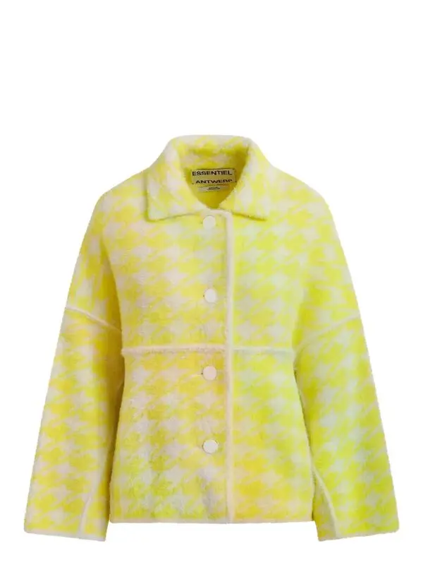 Essentiel Antwerp Patterned Cardigan - Yellow