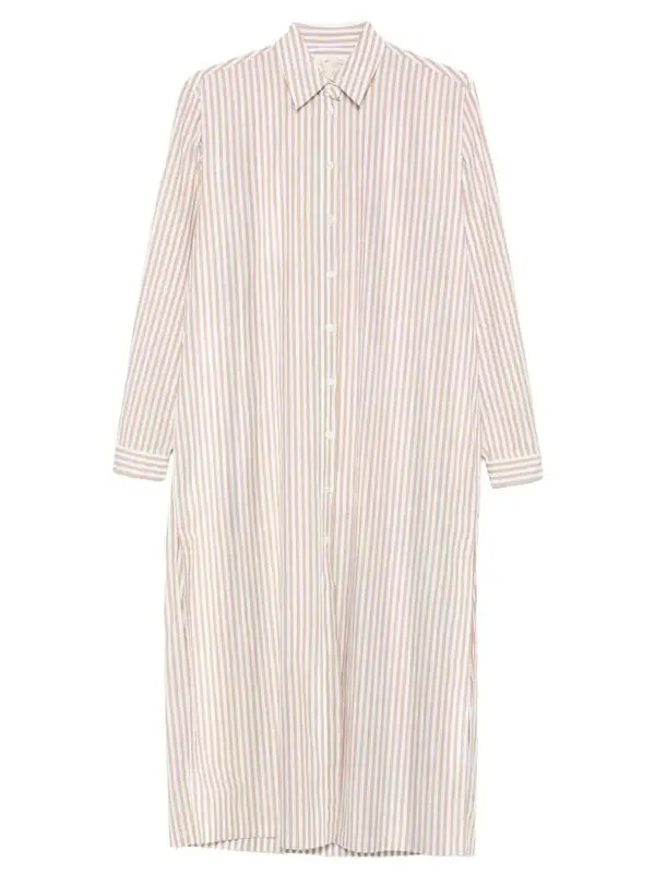 MC2 SAINT BARTH Adeline Shirt Dress - Neutrals