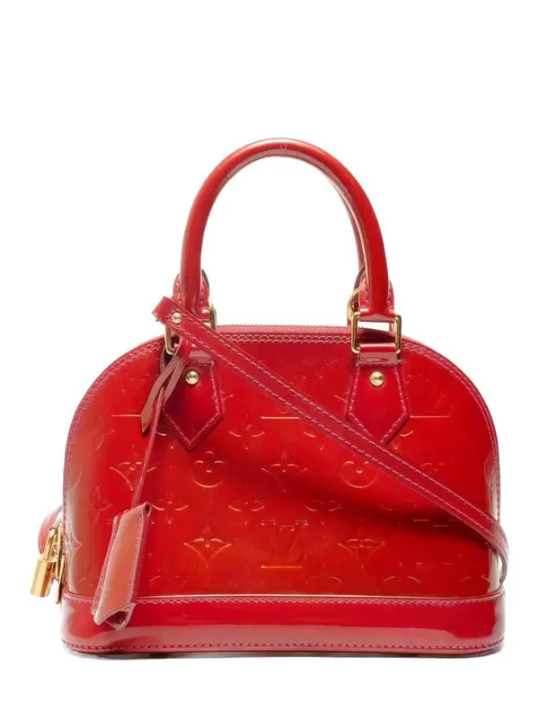 LOUIS VUITTON 2000s Alma Bb Tote Bag - Red