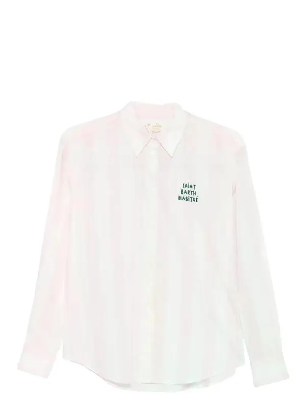 MC2 SAINT BARTH Meredith Striped Shirt - Pink