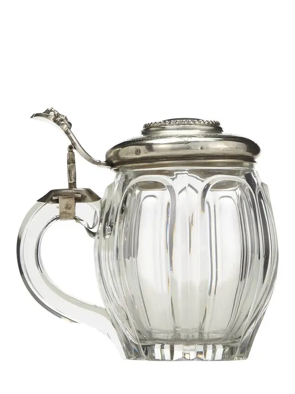 VINTAGE TABLEWARE Glass Beer Stein - Clear