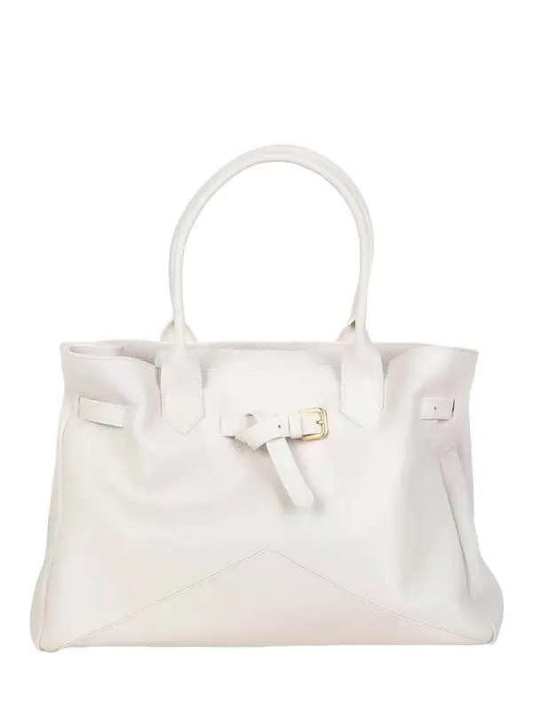 BALLANTYNE Buckle Detail Shoulder Bag - White