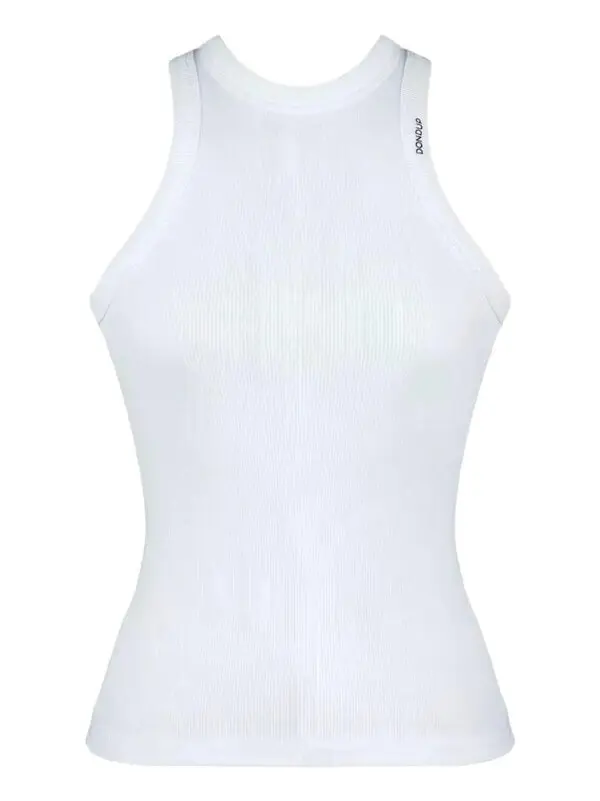 DONDUP Ribbed Top - White