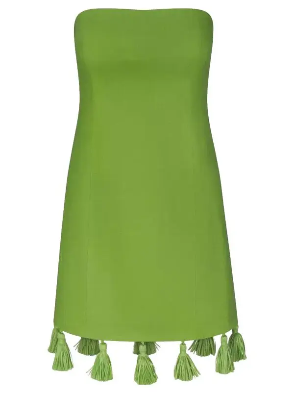 SIMONMILLER Freya Strapless Mini Dress - Green